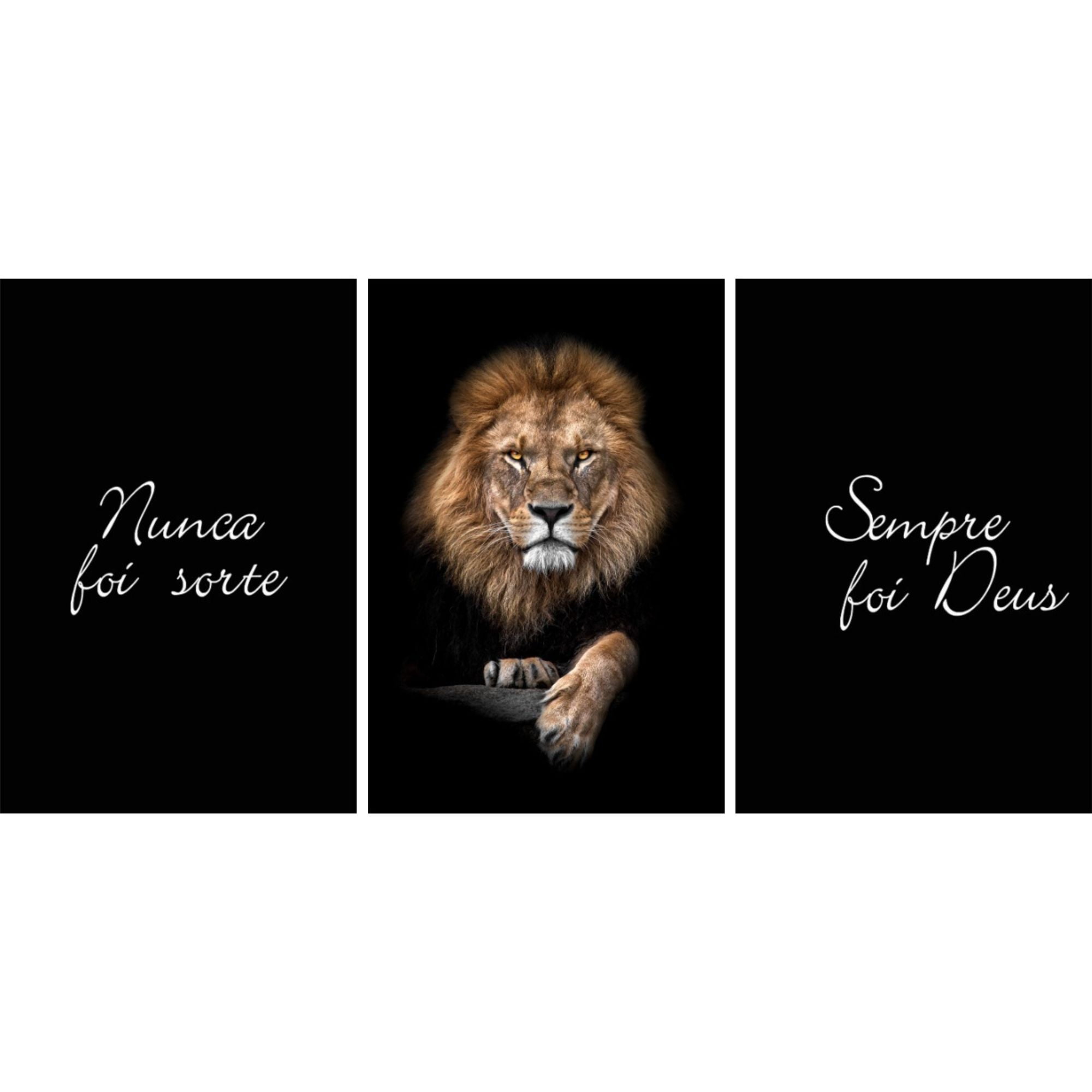 kit 3 quadro nunca foi sorte, Sempre foi Deus - Me Moldura Quadros ...